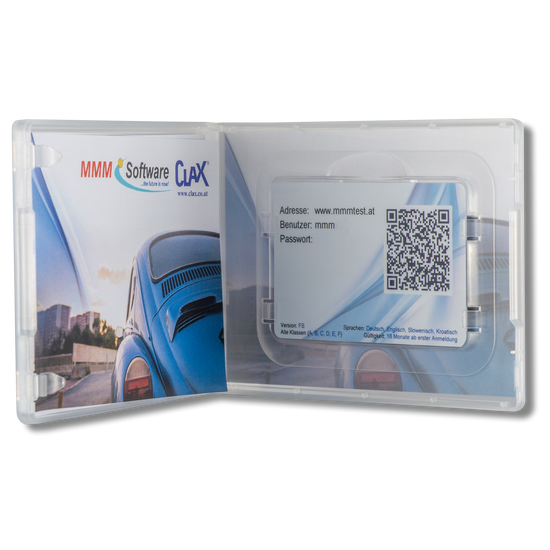 MMM Test Online Card für alle Klassen – fahrschulshop.at